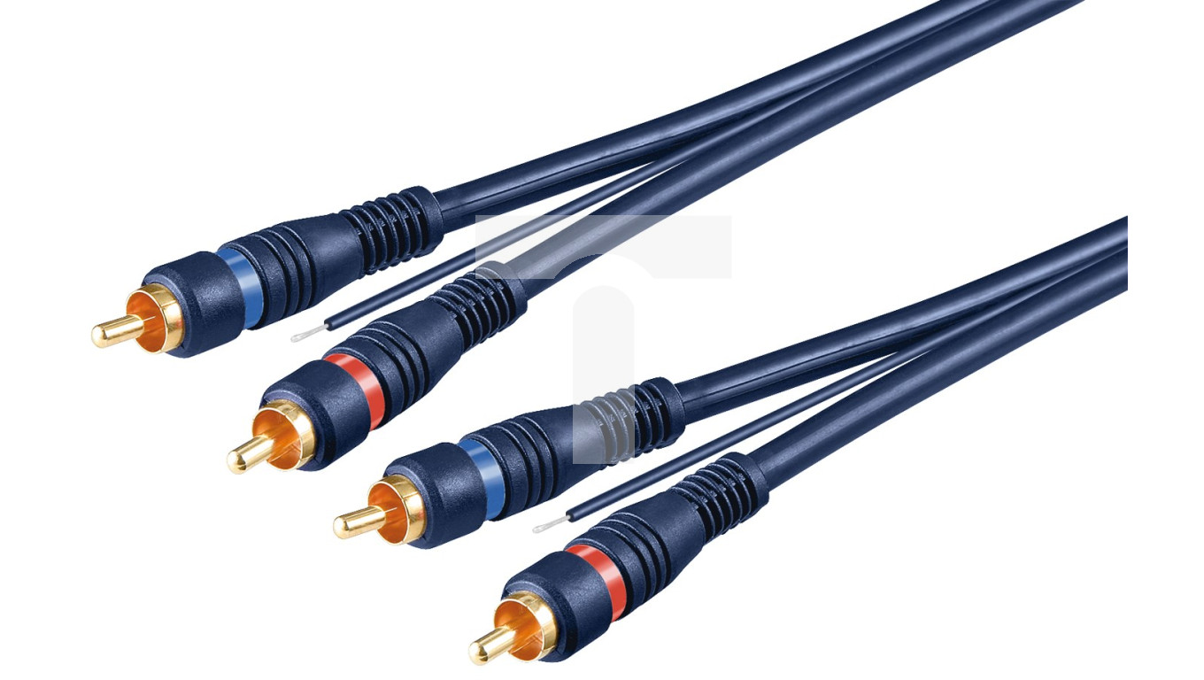Kabel 2xRCA / 2x RCA HIGH QUALITY OFC 5m /+żyła uziemiająca/ 50175 ... Kabel 2xRCA / 2x RCA HIGH QUALITY OFC 5m /+żyła uziemiająca/ 50175 ...