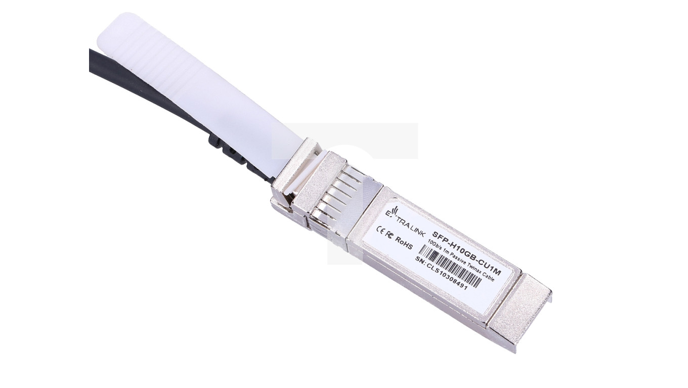 Kabel SFP+ DAC 10Gbps, 1m, AWG30 Extralink DAC SFP+ – Extralink | TIM SA