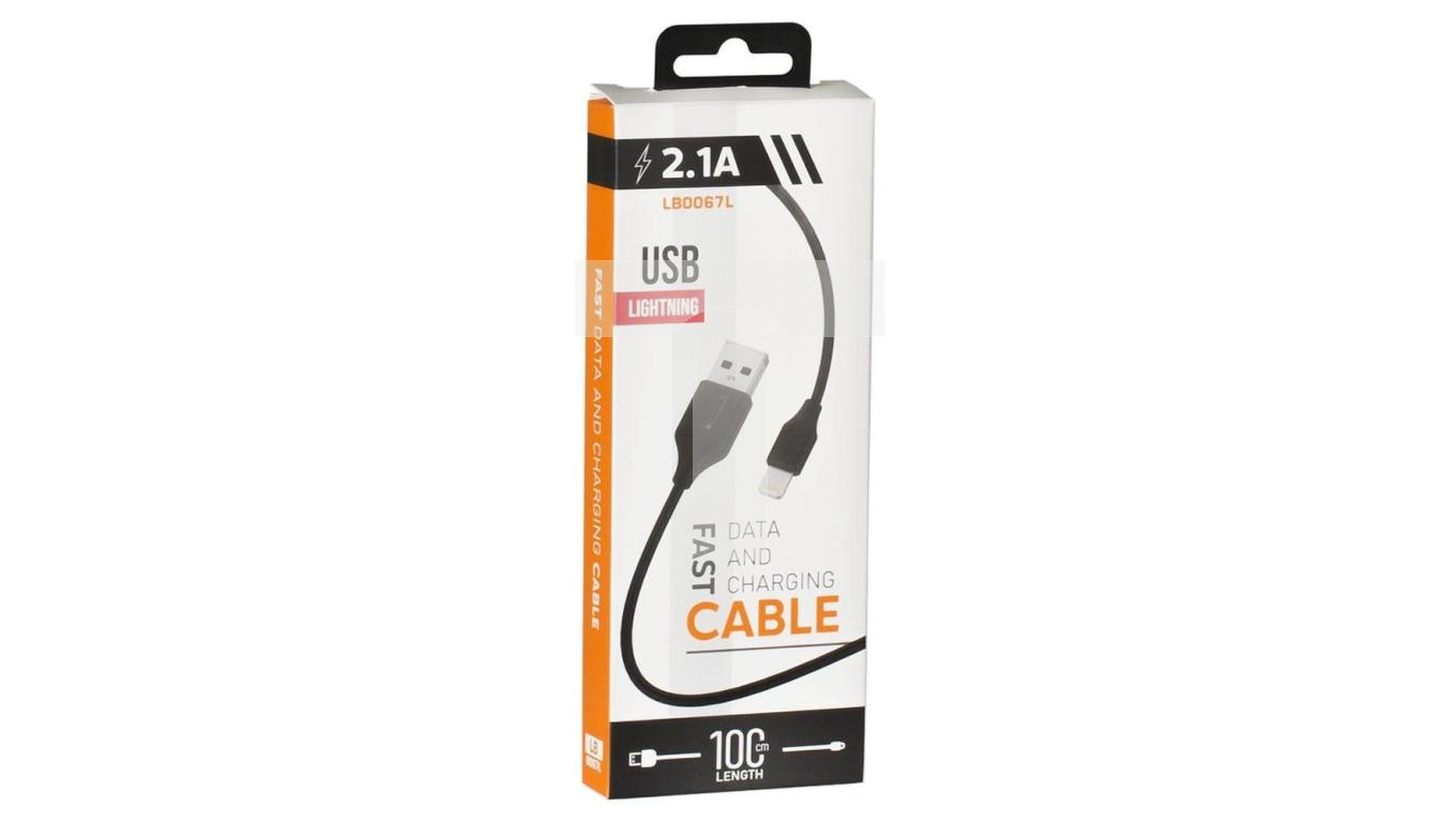 Kabel USB - Lightning fast charging 1m LB0067L Libox – LIBOX | TIM SA