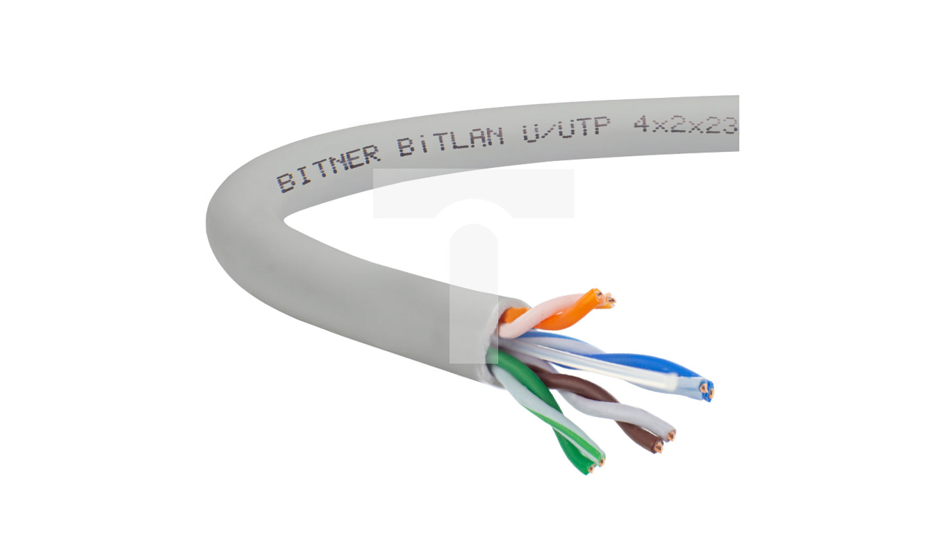 Kabel UTP kat.6 U/UTP 4x2x0,54 /100m/ – BITNER | TIM SA