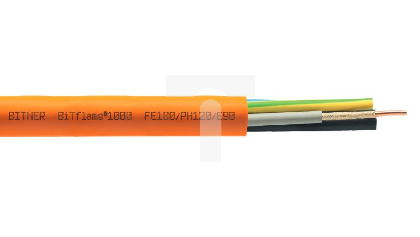 Kabel energetyczny ognioodporny BiTflame 1000 FE180/PH120/E90 7x1,5 żo 0,6/1kV B63942 /bębnowy ...