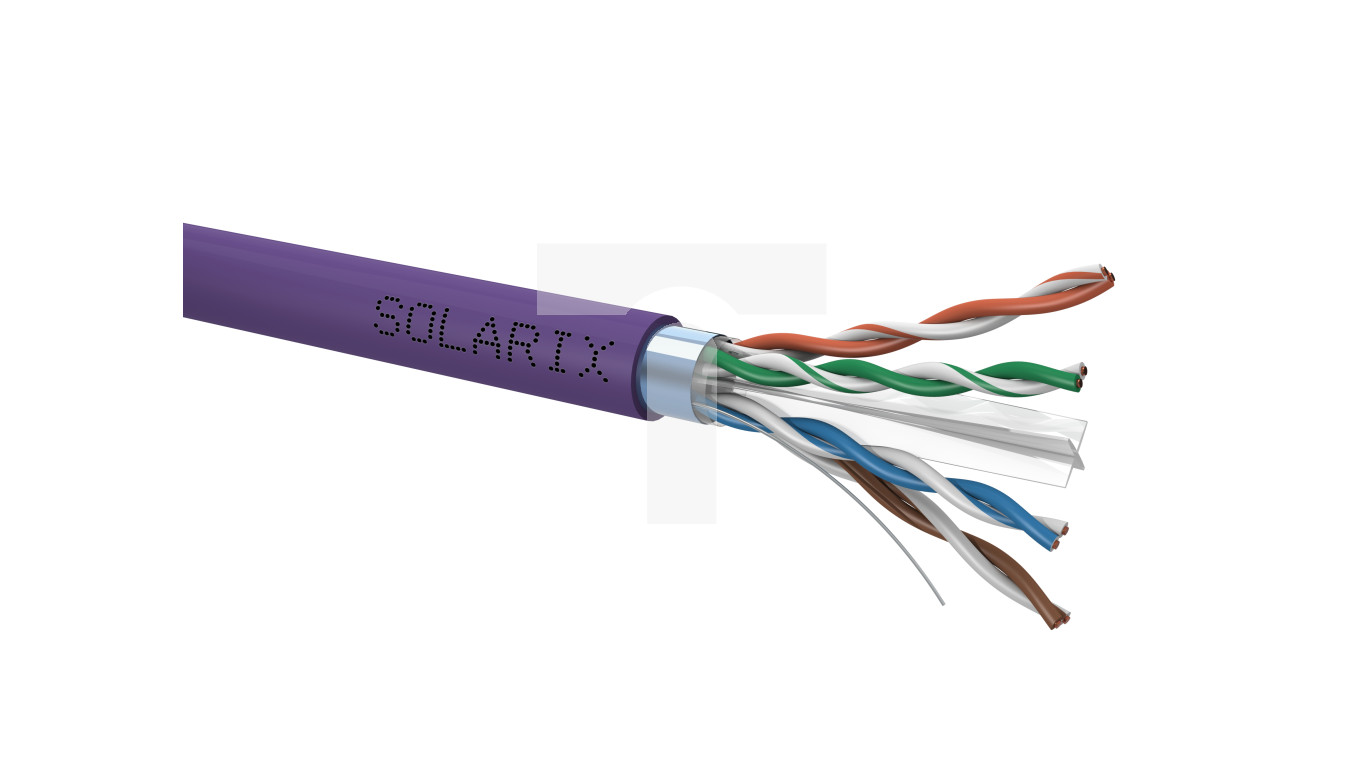 Kabel instalacyjny Solarix CAT6 FTP LSOH Dca s2 d2 a1 500m/szpula SXKD ...