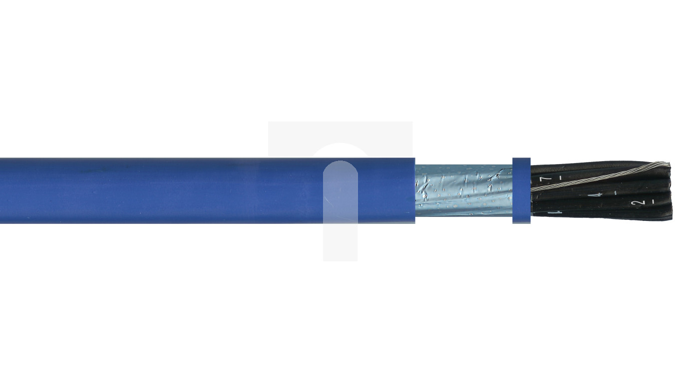 Kabel iskrobezpieczny IB-YSL(St)Y 2x0,75 300/500V niebieski /bębnowy ...