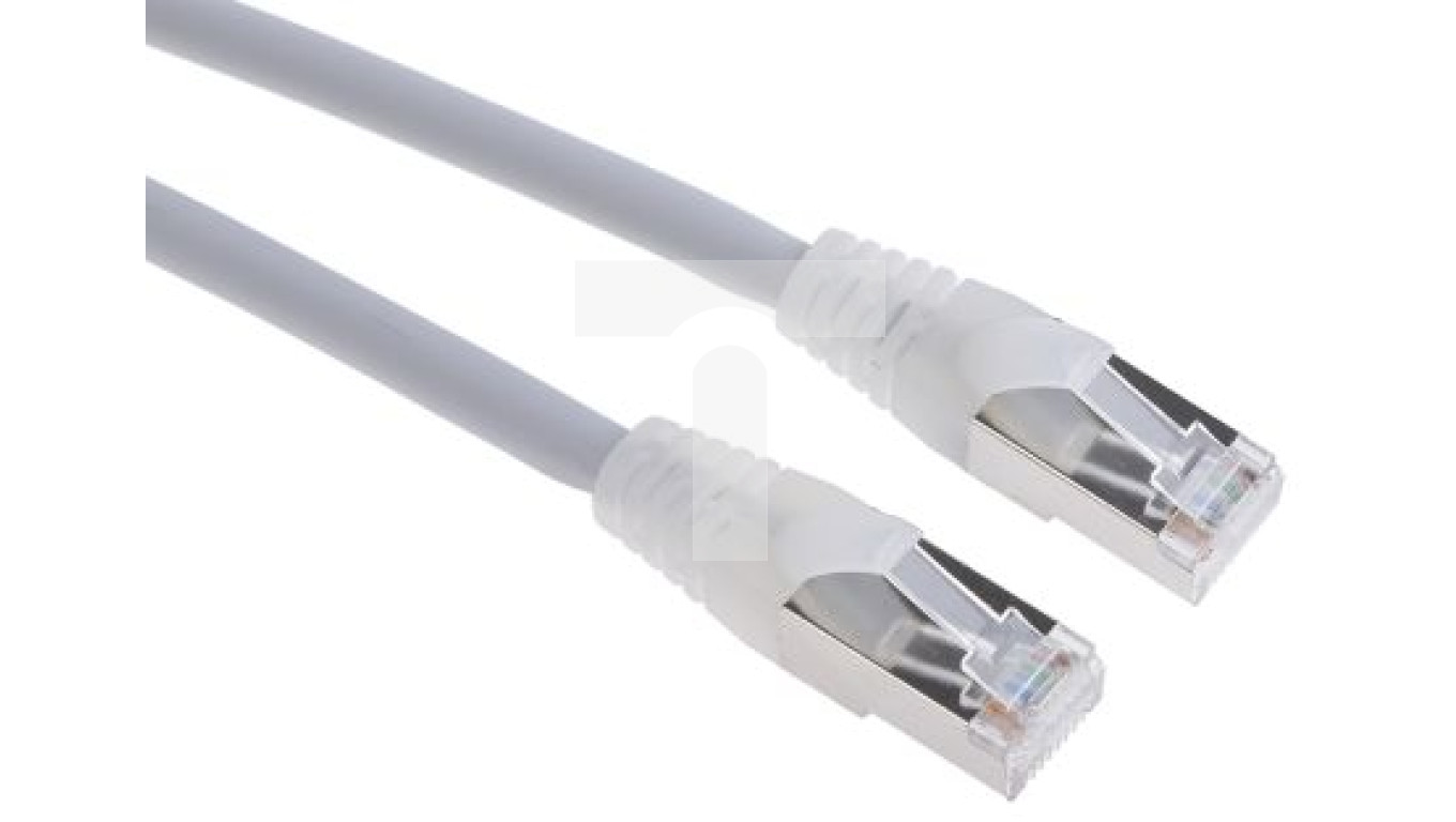 Kabel kategorii 6, Szary, Wtyk RJ45/męski RJ45dł.: 10m, mat. koszulki ...