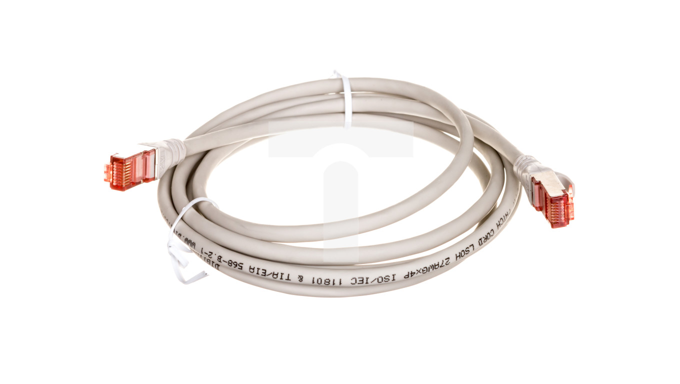 Kabel krosowy (Patch Cord) S/FTP kat.6 szary 2m DK-1644-020 – ASSMANN DISTRIBUTION | TIM SA