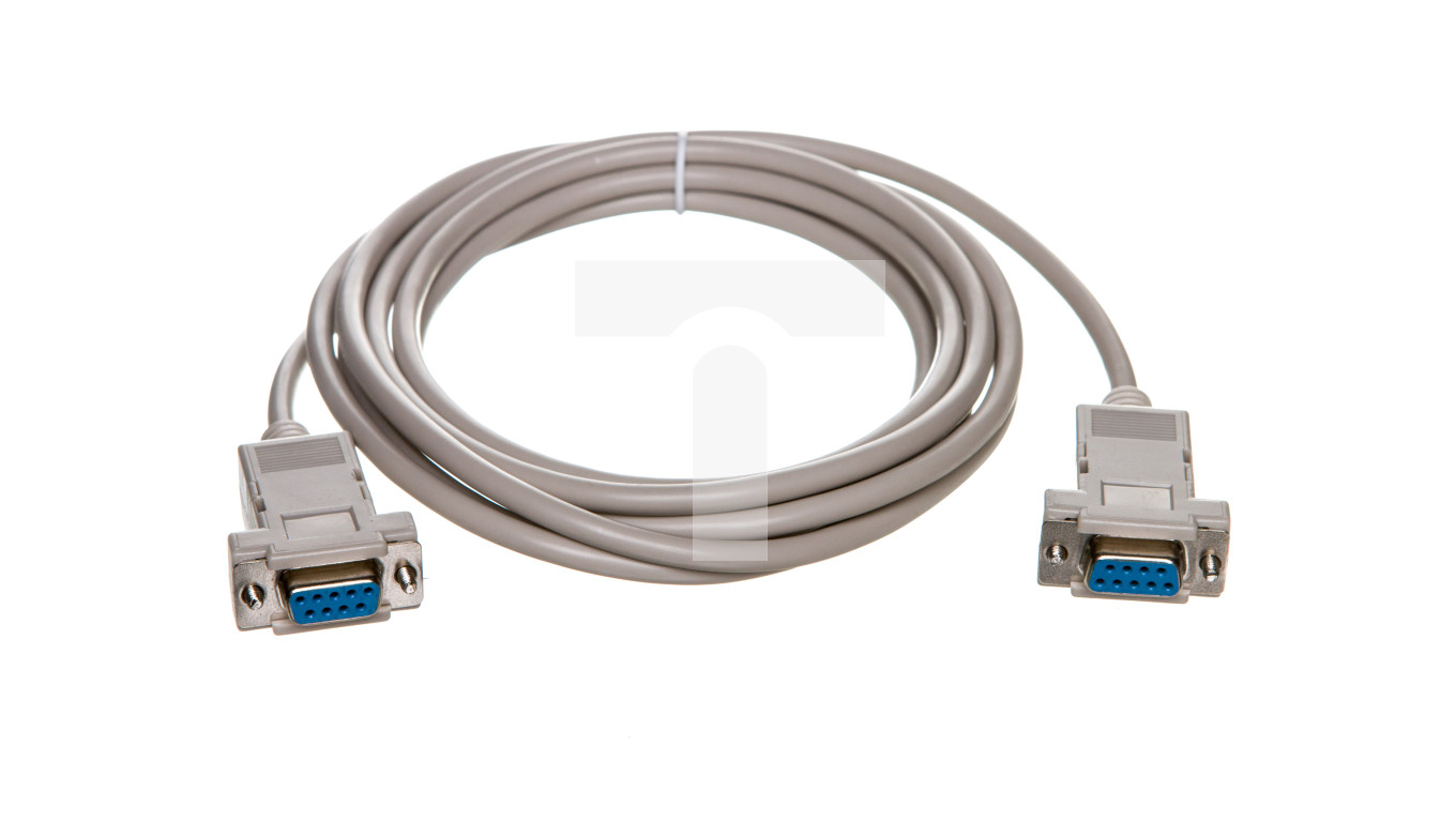 Kabel połączeniowy RS232 null-modem Typ DSUB9/DSUB9, Ż/Ż beżowy 3m AK-610100-030-E – ASSMANN ...
