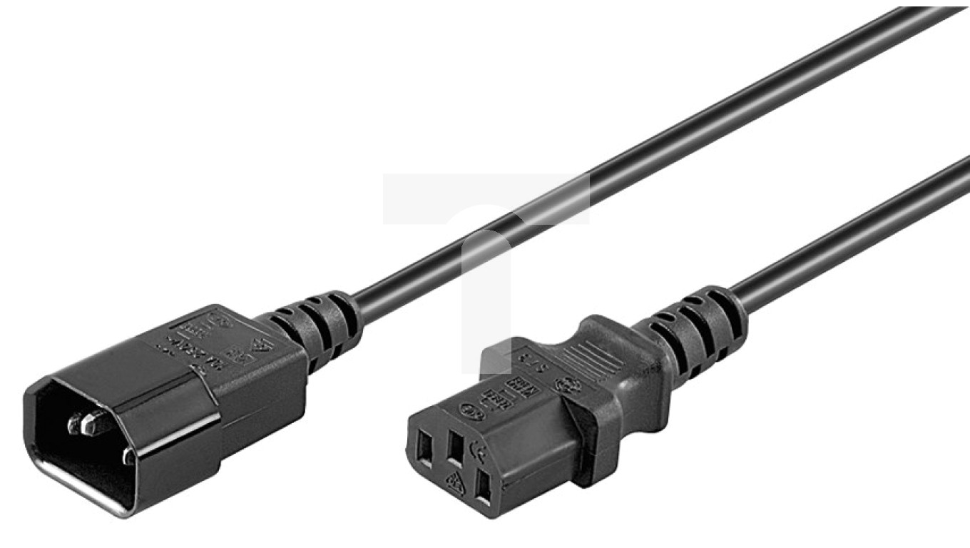 Kabel przedłużający IEC C14 - IEC C13 3m 95287 – GOOBAY | TIM SA