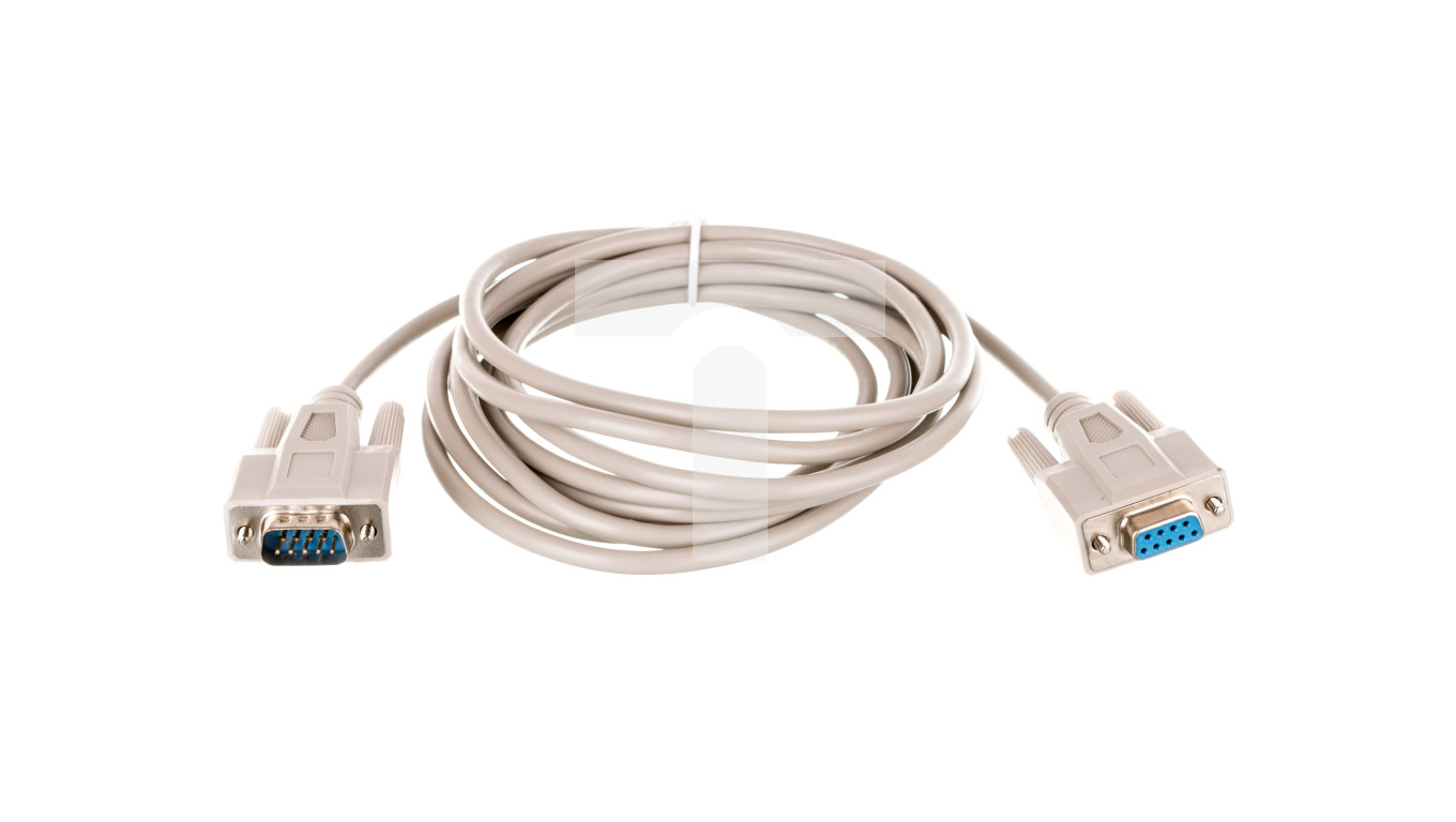 Kabel przedłużający RS232 1:1 Typ DSUB9/DSUB9, M/Ż beżowy 3m AK-610203-030-E – ASSMANN ...