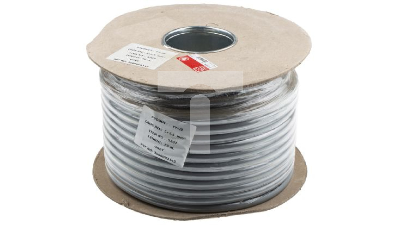 Kabel sterowniczy YY, 5-żyłowy, 2,5 mm², Ø 10.7mm Nieekranowany ...