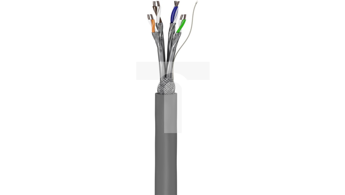 Kabel teleinformatyczny S/FTP (PiMF) kat.6 4x2xAWG27/7 CCA 95696 /305m ...