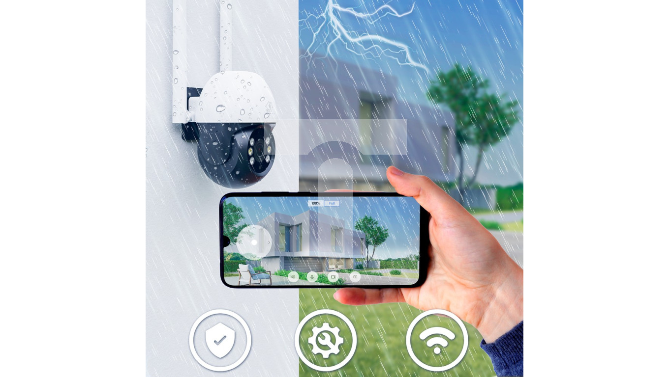 Kamera IP 1296p, PTZ Extralink Perun Outdoor Security Camera EOC-268 ...