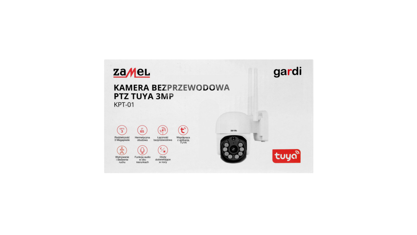Kamera bezprzewodowa Wi-Fi PTZ TUYA 3Mp KPT-01 GAR10000073 – ZAMEL | TIM SA