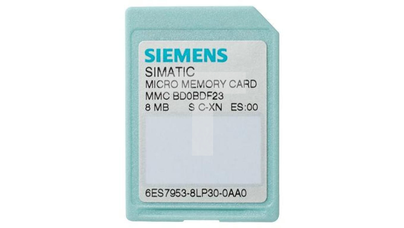 Karta pamięci SIMATIC S7,MMC SIMATIC S7-300/C7/ET 200, 3.3V 6ES7953-8LP31-0AA0 – SIEMENS | TIM SA