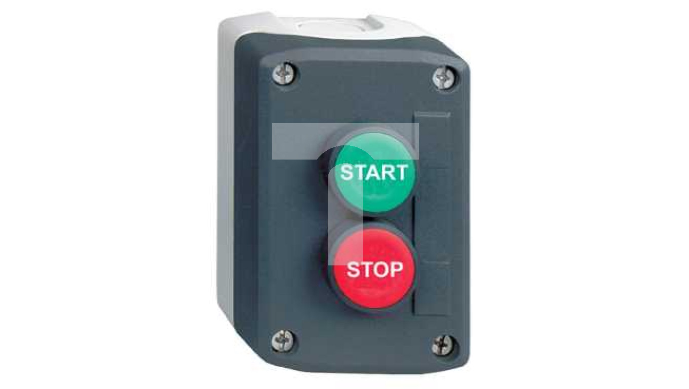 Kaseta sterownicza 2-otworowa START/STOP szara IP65 XALD215 – Schneider ...