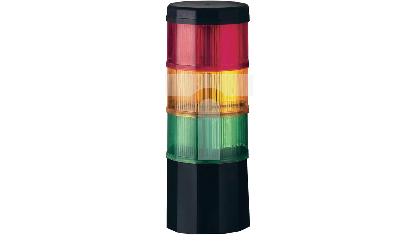 Kolumna sygnalizacyjna czerwona/żółta/zielona 24V AC/DC IP54 LED CST 60 ...