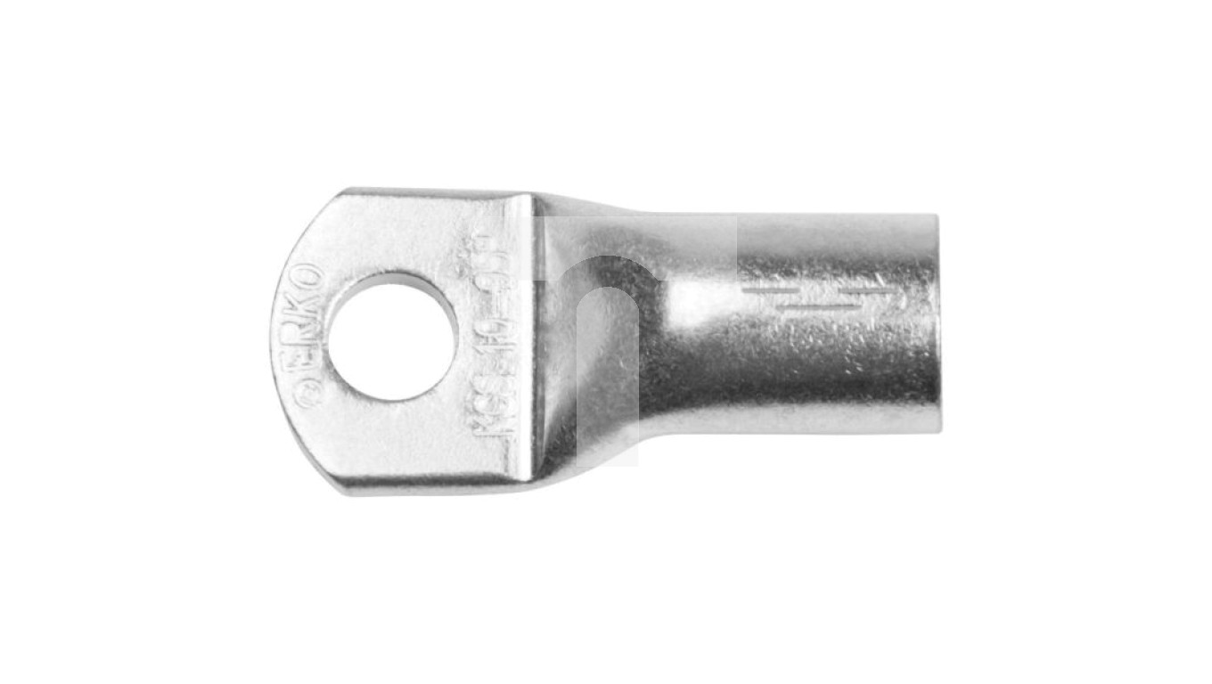 Końcówka rurowa oczkowa typ KCS 70mm / M10 miedziana cynowana ...