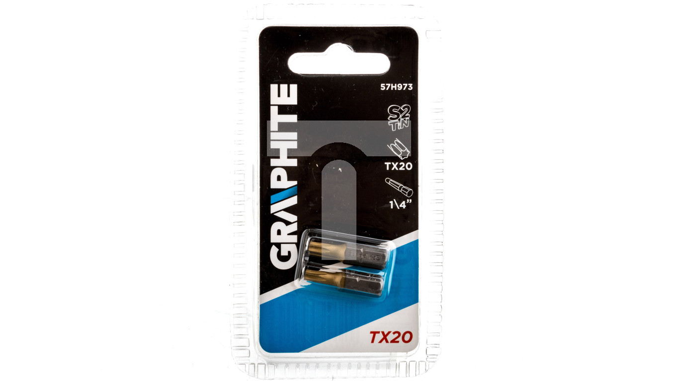 Końcówki wkrętakowe TX20 x 25 mm 57H973 /2 szt./ – GRAPHITE | TIM SA