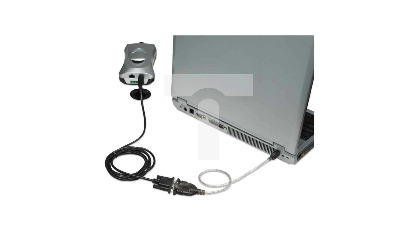 Konwerter USB na port szeregowy RS232/COM/DB9 PL-2303HXD – MANHATTAN ...