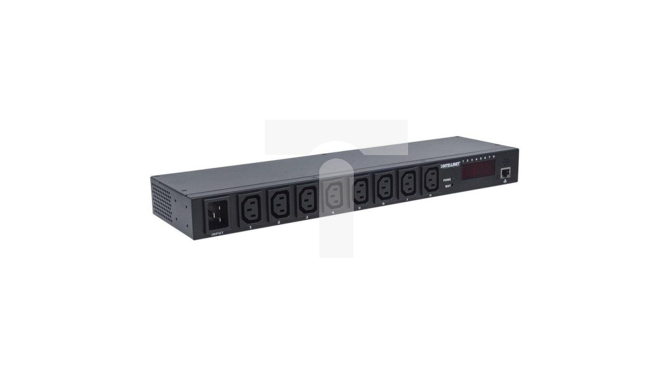 Listwa zasilająca Rack zarządzalna IP RJ45 8X C13 163682 – INTELLINET ...