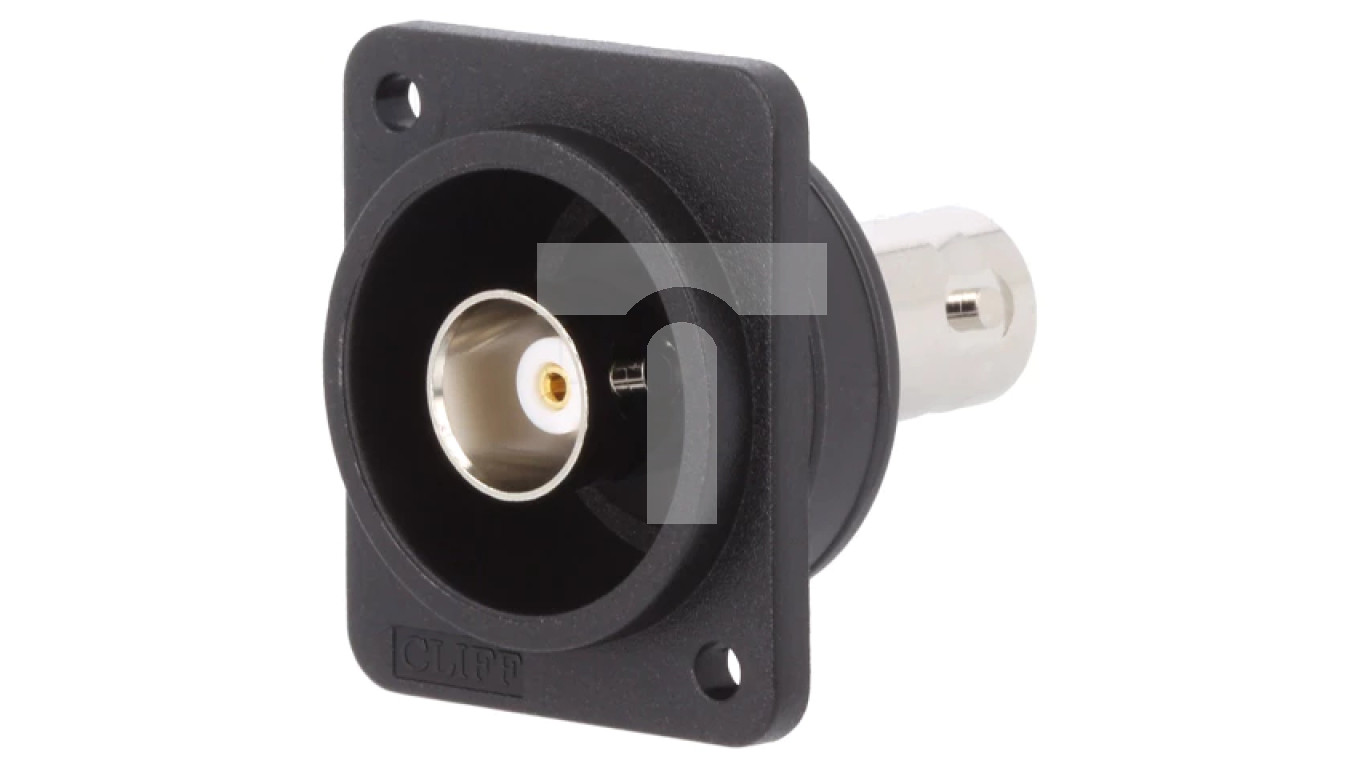 Łącznik BNC gniazdo z obu stron 50 czarny FT 19x24mm CP303090X – CLIFF ...