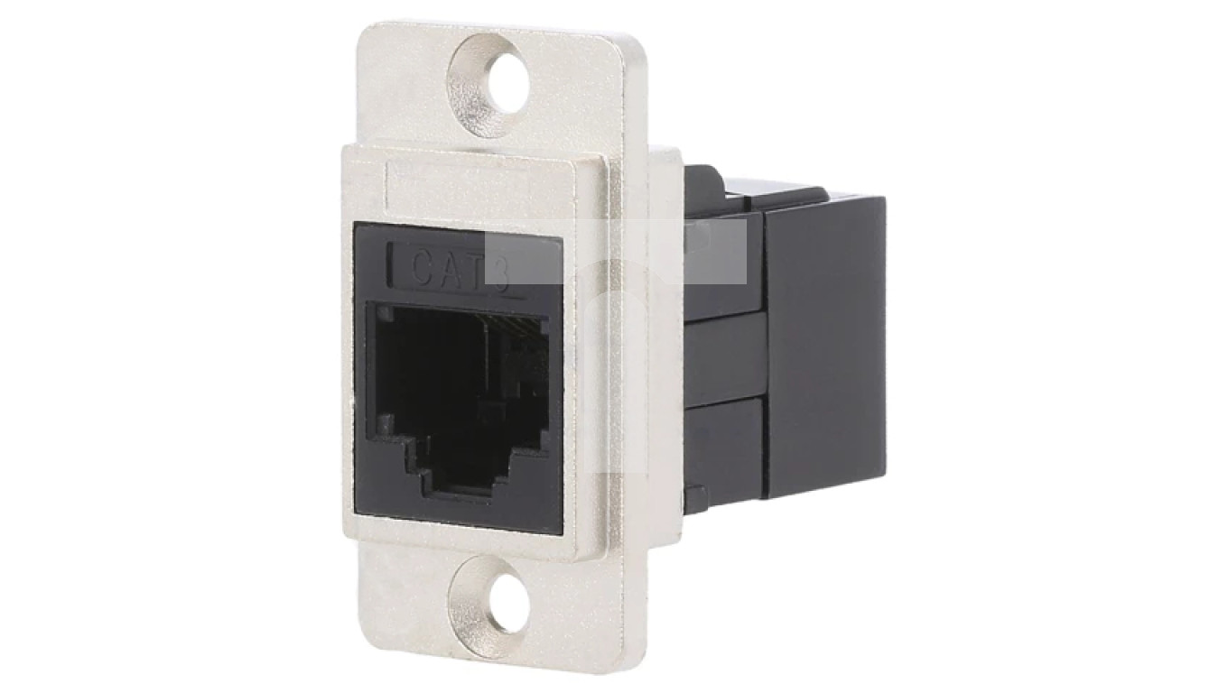 Łącznik DUALSLIM RJ11 6p4c Kat 3 gniazdo z obu stron CP30723M – CLIFF | TIM SA