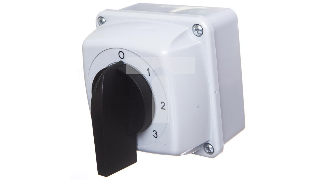 Łącznik krzywkowy 0-1-2-3 3P 16A w obudowie IP65 Łuk E16-63 951663 – ELEKTROMET | TIM SA