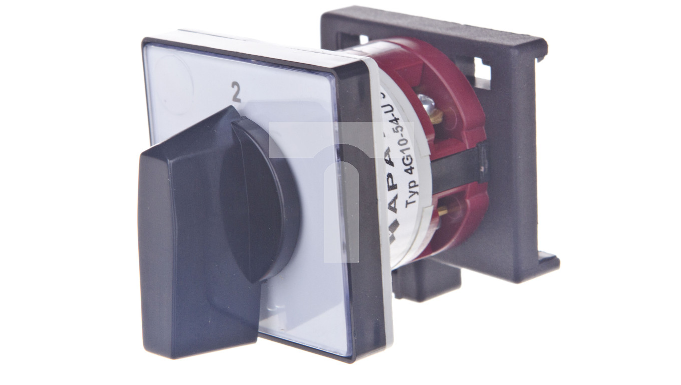 Łącznik krzywkowy 1-2 1P 10A na szynę TH 4G10-54-U S18 – APATOR TORUŃ ...