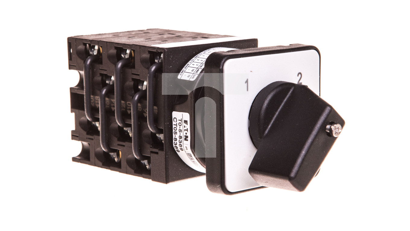 Łącznik krzywkowy 1-2 5P 20A do wbudowania T0-5-8369/E 060204 – EATON ...