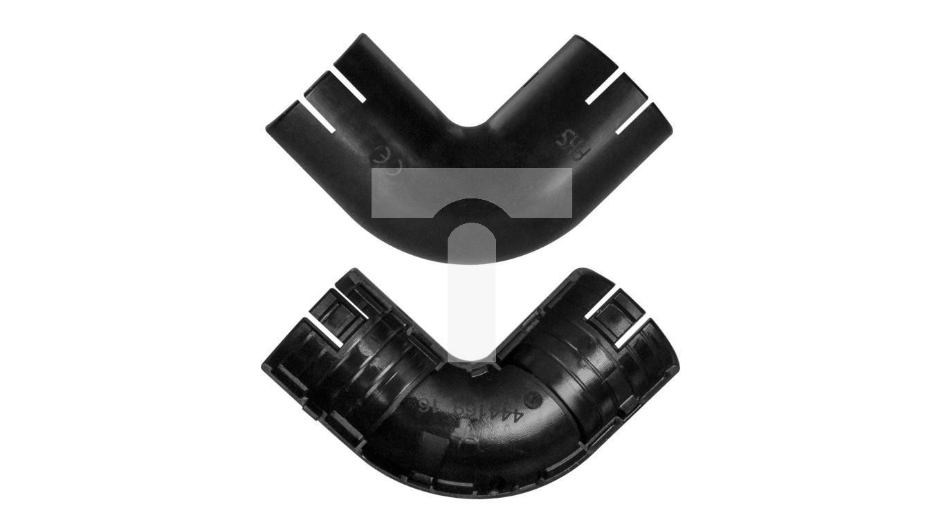 Łącznik składany kątowy LSK 20 czarny do rur sztywnych (RL i RLM) oraz ...