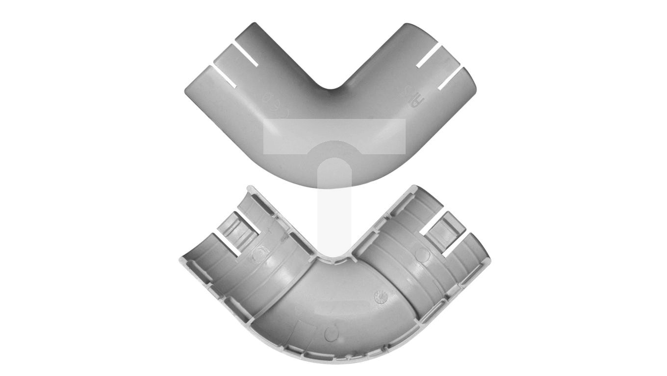 Łącznik składany kątowy LSK 20 szary do rur sztywnych (RL i RLM) oraz ...
