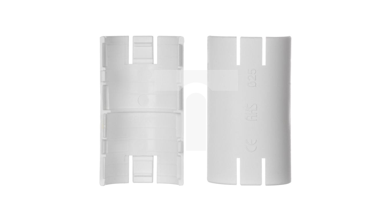 Łącznik składany prosty LSP 20 biały do rur sztywnych (RL i RLM) oraz ...