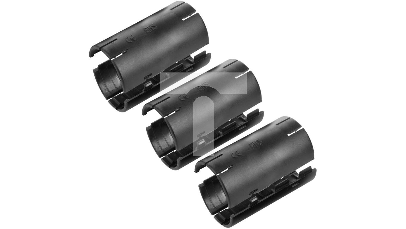 Łącznik składany prosty LSP 20 czarny do rur sztywnych (RL i RLM) oraz ...