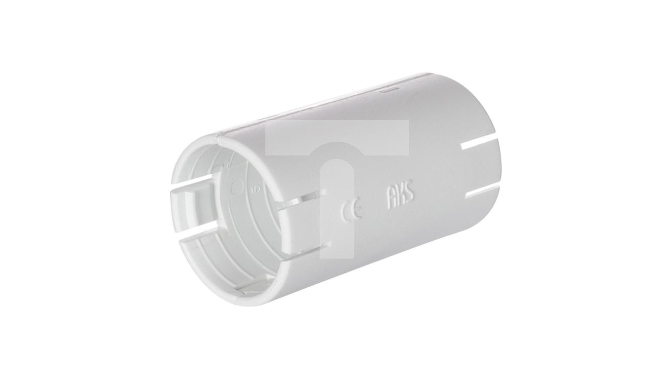 Łącznik składany prosty LSP 25 biały do rur sztywnych (RL i RLM) oraz ...