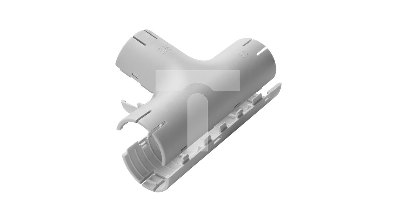 Łącznik składany trójnik LST 20 szary do rur sztywnych (RL i RLM) oraz ...