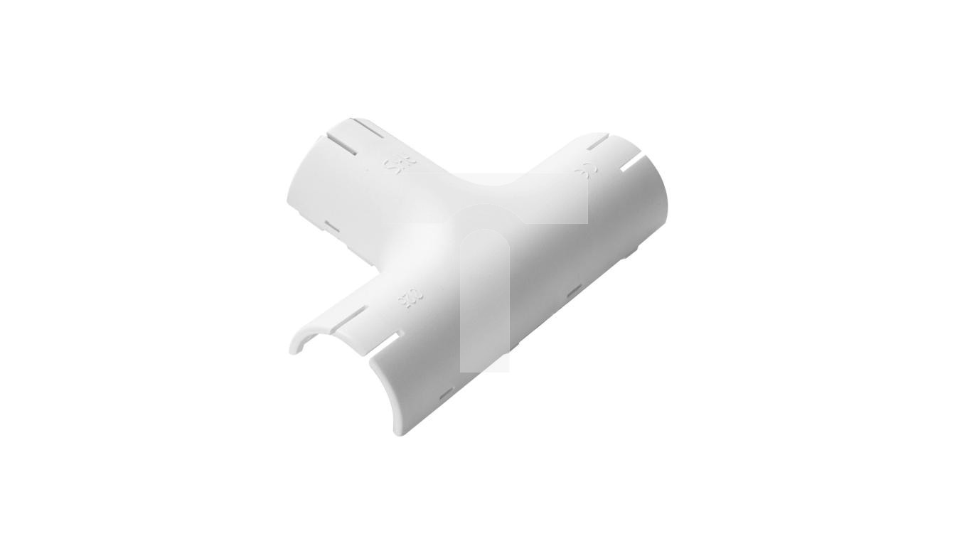 Łącznik składany trójnik LST 25 biały do rur sztywnych (RL i RLM) oraz ...