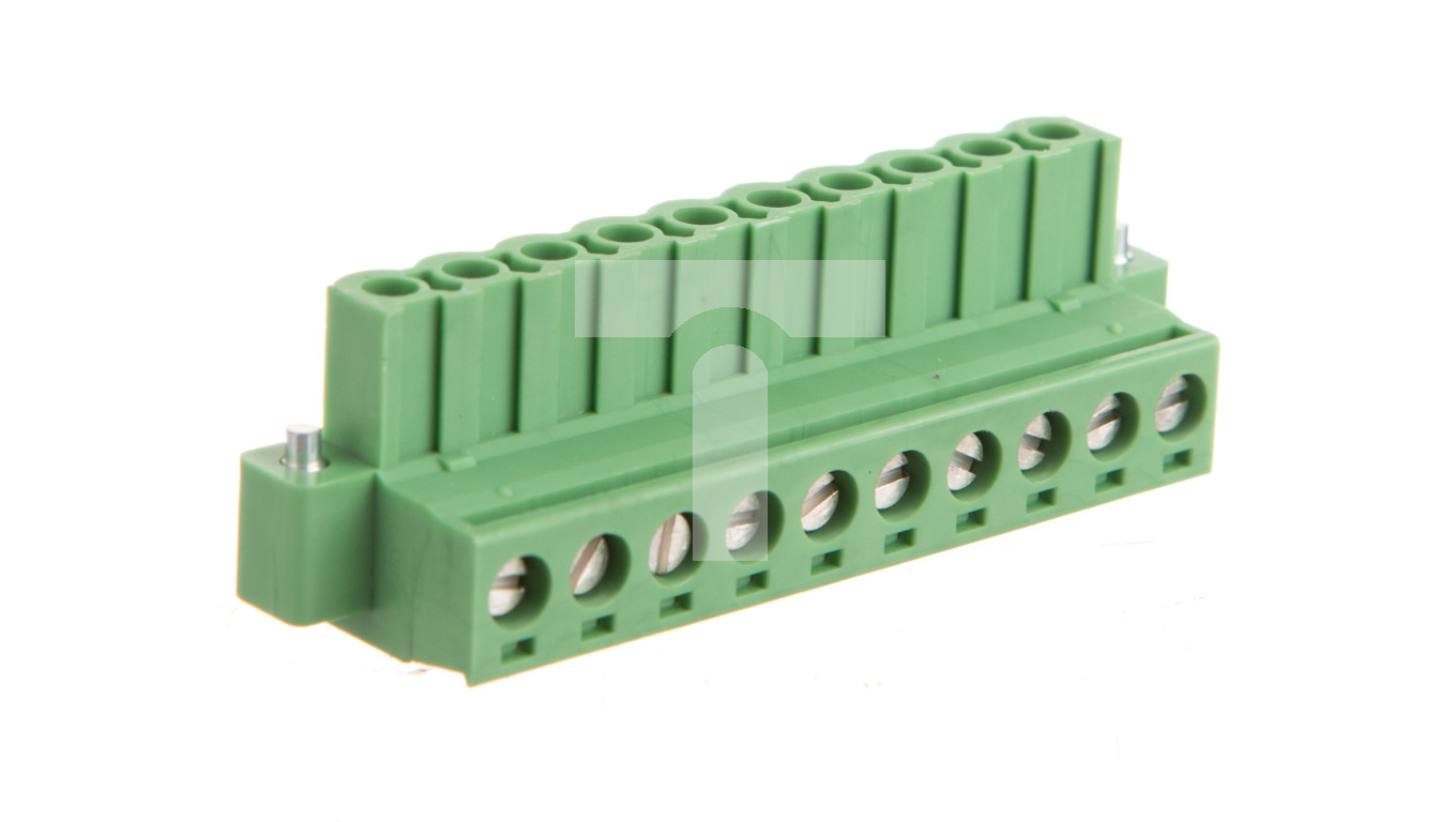 Łącznik wtykowy płytek drukowanych 10-biegunowy 2,5mm2 zielony MSTB 2,5 ... Łącznik wtykowy płytek drukowanych 10-biegunowy 2,5mm2 zielony MSTB 2,5 ...