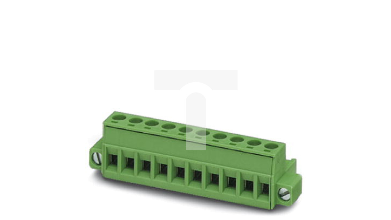 Łącznik wtykowy płytek drukowanych 10-biegunowy 2,5mm2 zielony MSTB 2,5 ... Łącznik wtykowy płytek drukowanych 10-biegunowy 2,5mm2 zielony MSTB 2,5 ...