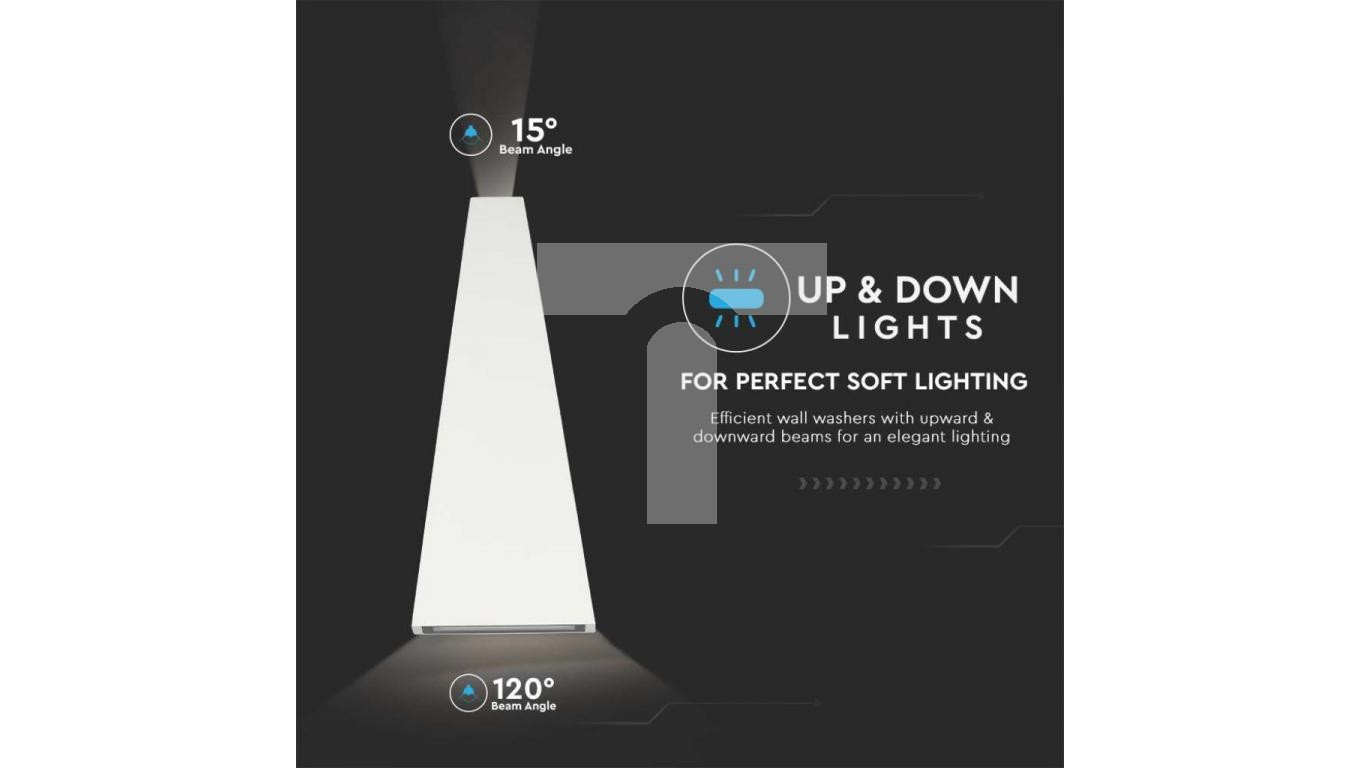 Lampa Elewacyjna LED 4W 450lm 3000K IP65 Biały 218295 – V-TAC POLAND sp ...