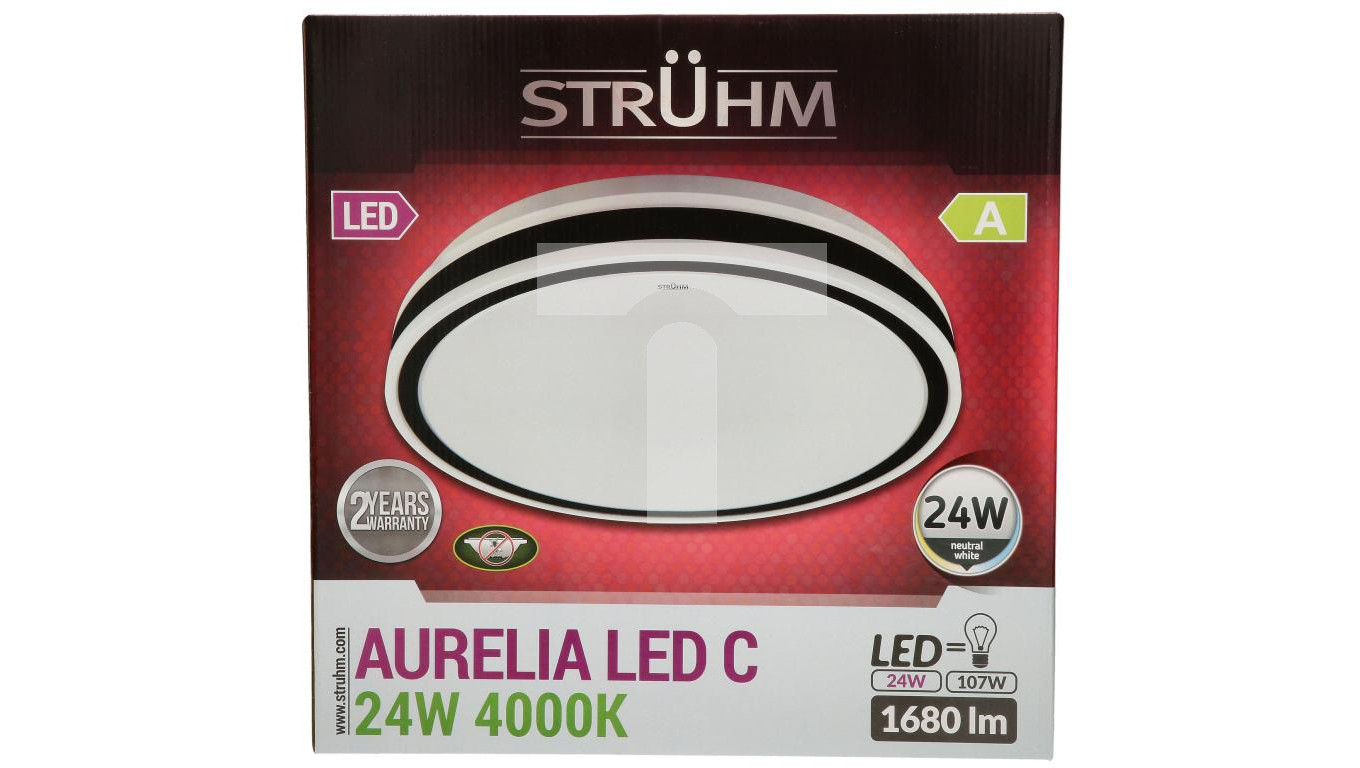 Lampa sufitowa plafon AURELIA LED C 24W 4000K 03775 STRUHM – STRUHM ...