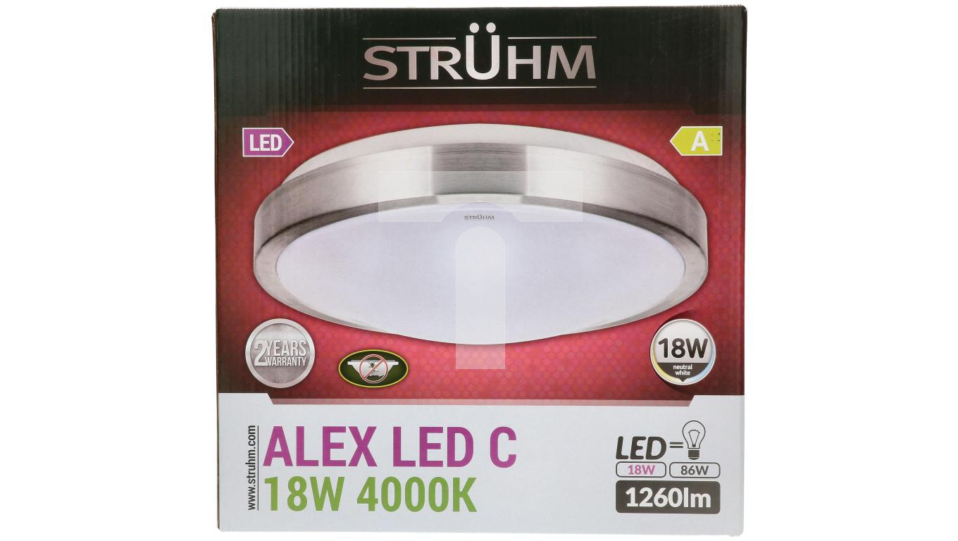 Lampa sufitowa plafon kinkiet ALEX LED C 18W 03563 STRUHM – STRUHM | TIM SA