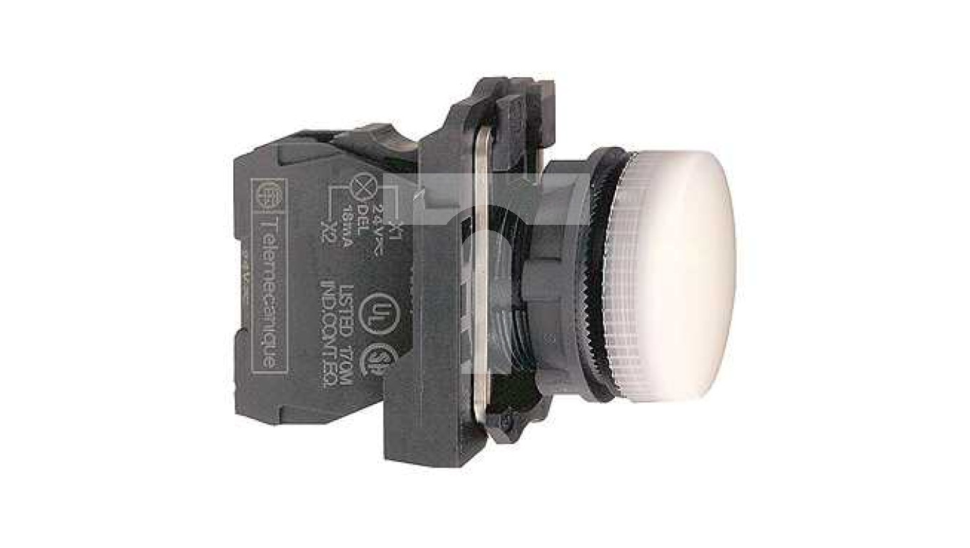 Lampa sygnalizacyjna LED fi 22mm 230-240V AC biała XB5AVM1 – Schneider ...