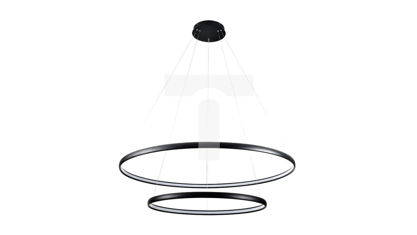 Lampa wisząca CARLO PL210503-800+1200-BK czarna – ZUMA LINE | TIM SA