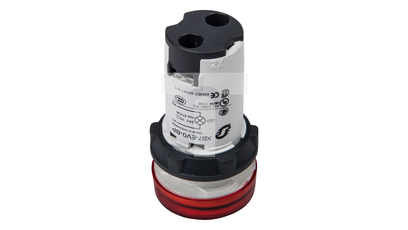 Lampka sygnalizacyjna 22mm czerwona 24V AC/DC XB7EV04BP – Schneider | TIM SA