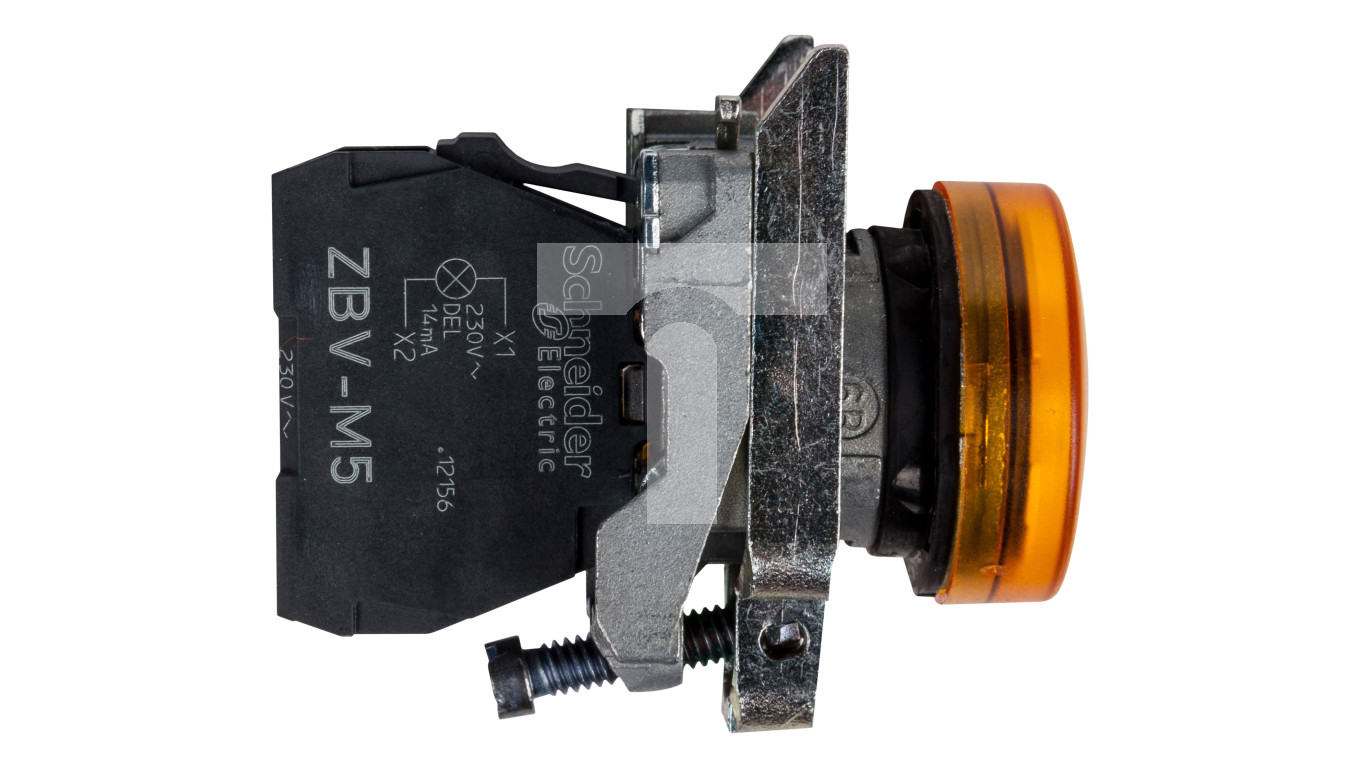 Lampka sygnalizacyjna 22mm żółta 230-240V AC LED XB4BVM5 – Schneider ...