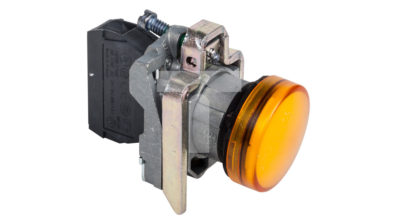 Lampka sygnalizacyjna 22mm żółta 230-240V AC LED XB4BVM5 – Schneider ...