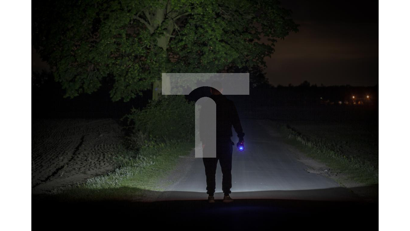 Latarka LED akumulatorowa punktowa SPOTL RECH TRANSF 8W+3W 300lm ...