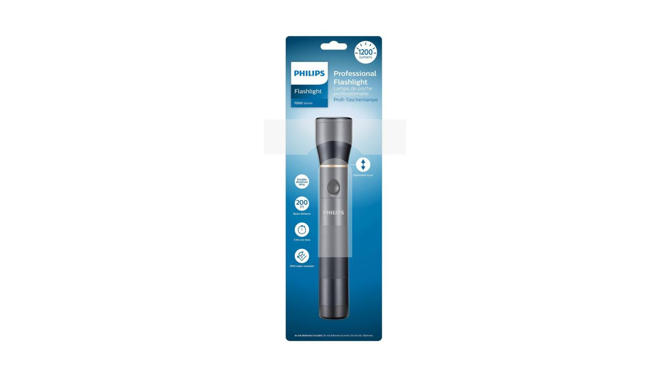 Latarka policyjna Philips 1200lm LED najmocniejsza SFL7002T – PHILIPS ...