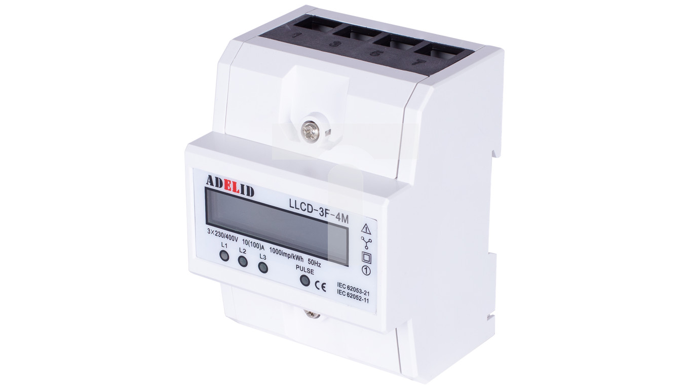 Licznik energii elektrycznej 3-faz. 10/100A AD 73.1116 – ADELID | TIM SA
