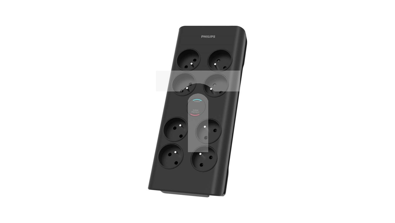Listwa przepięciowa 8 gniazd Philips SPN7080BA/60 – PHILIPS POLSKA | TIM SA