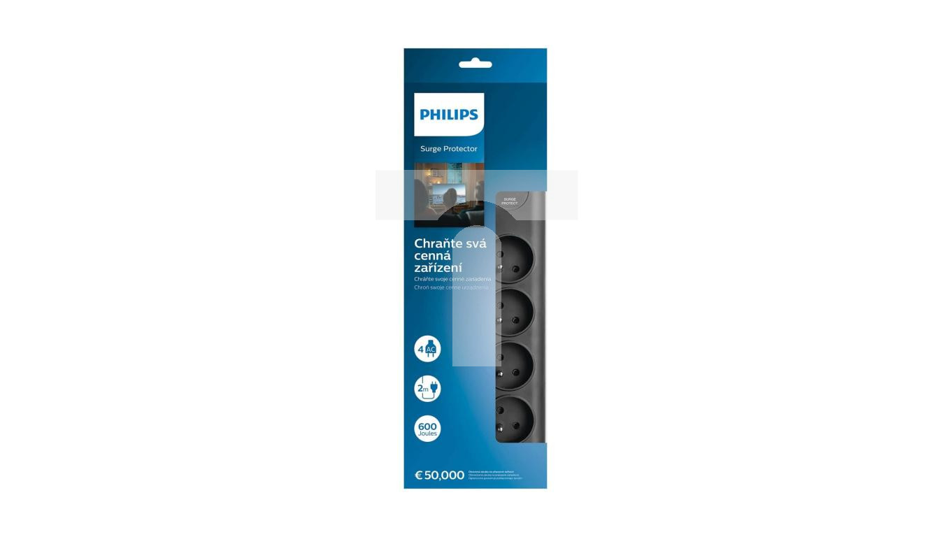 Listwa przepięciowa 8 gniazd Philips SPN7080BA/60 – PHILIPS POLSKA | TIM SA